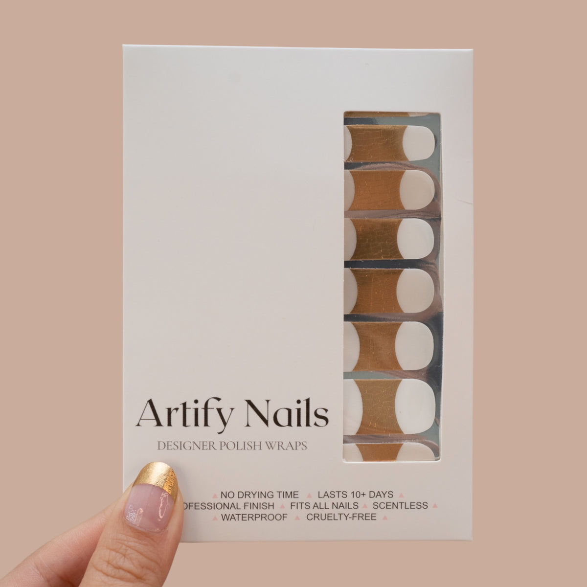 Golden French – Artify Nails